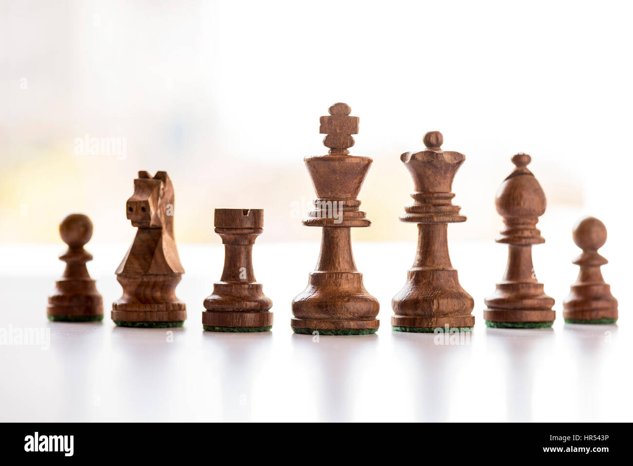 Chess on white background Stock Photo - Alamy