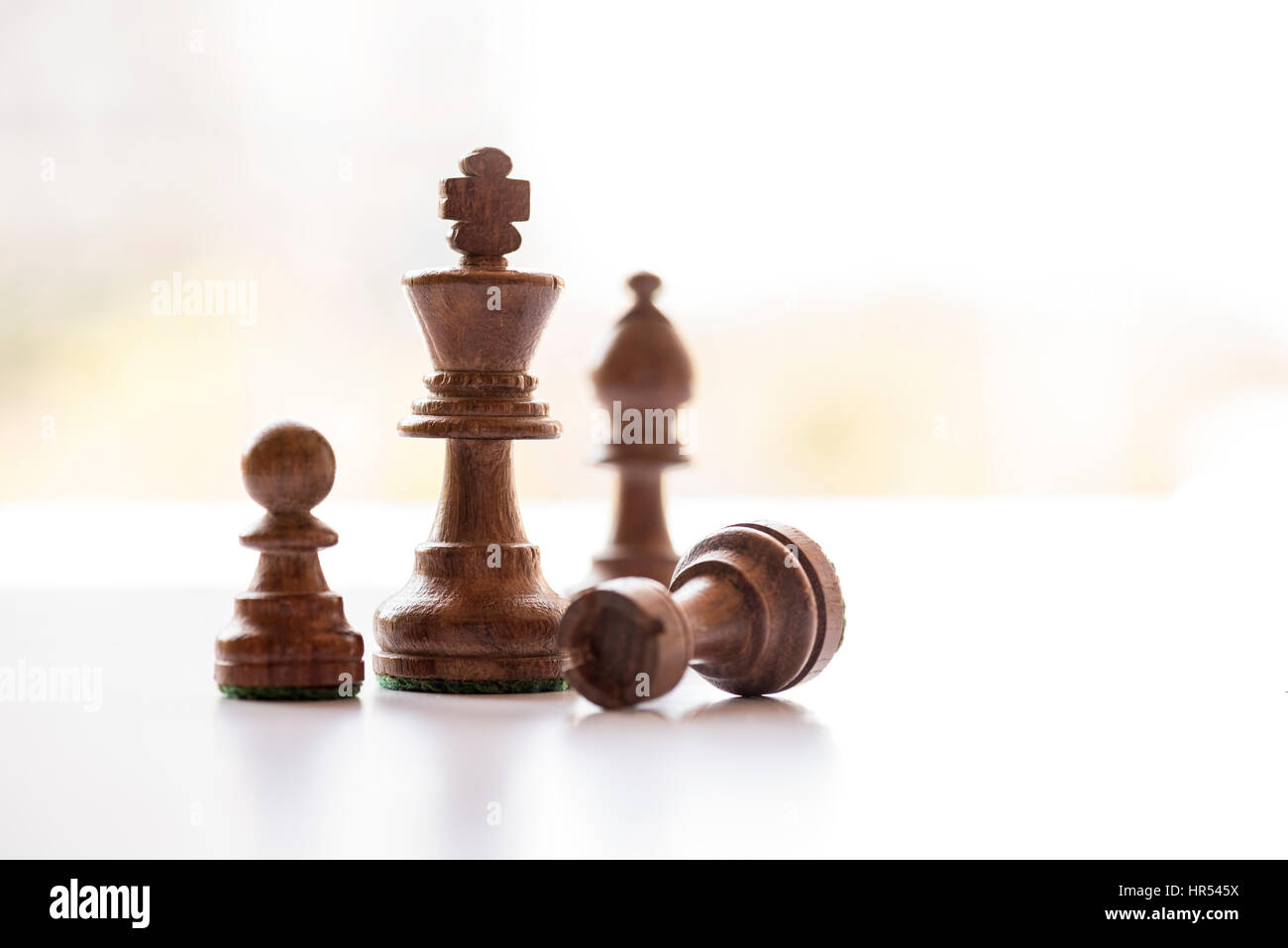 Chess on white background Stock Photo - Alamy