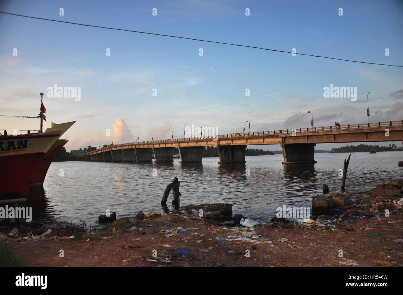 Kollam Neendakara Bridge, Kerala India (Photo Copyright © by Saji ...
