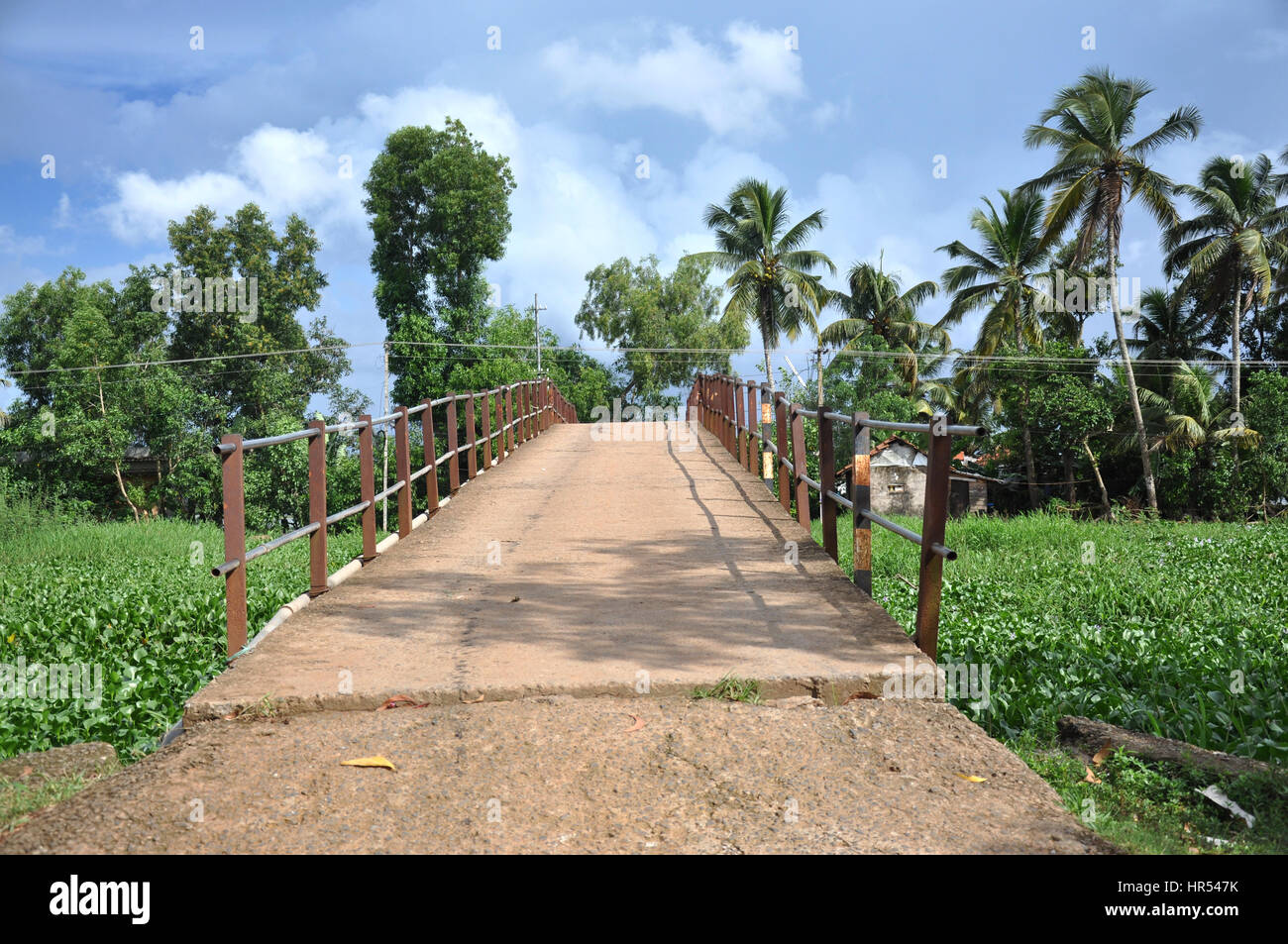 Very Old small concrete made Bridge, Changanacherry, Kerala India ...