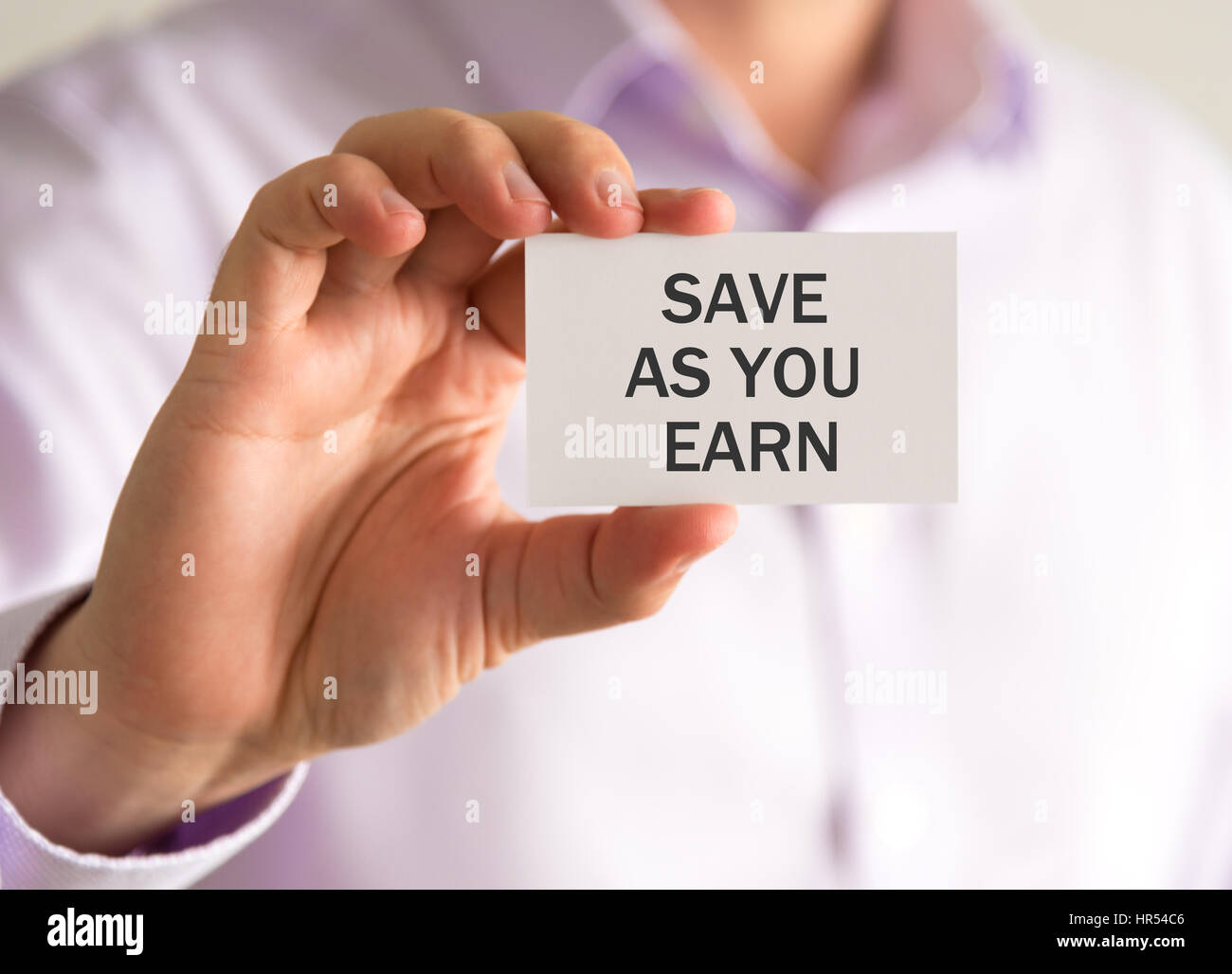 Save as you earn hi-res stock photography and images - Alamy