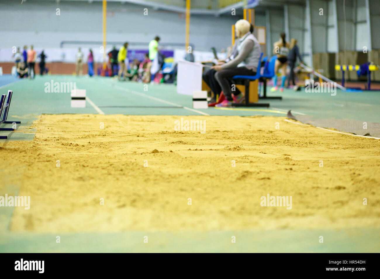 Long jump take off hi-res stock photography and images - Alamy