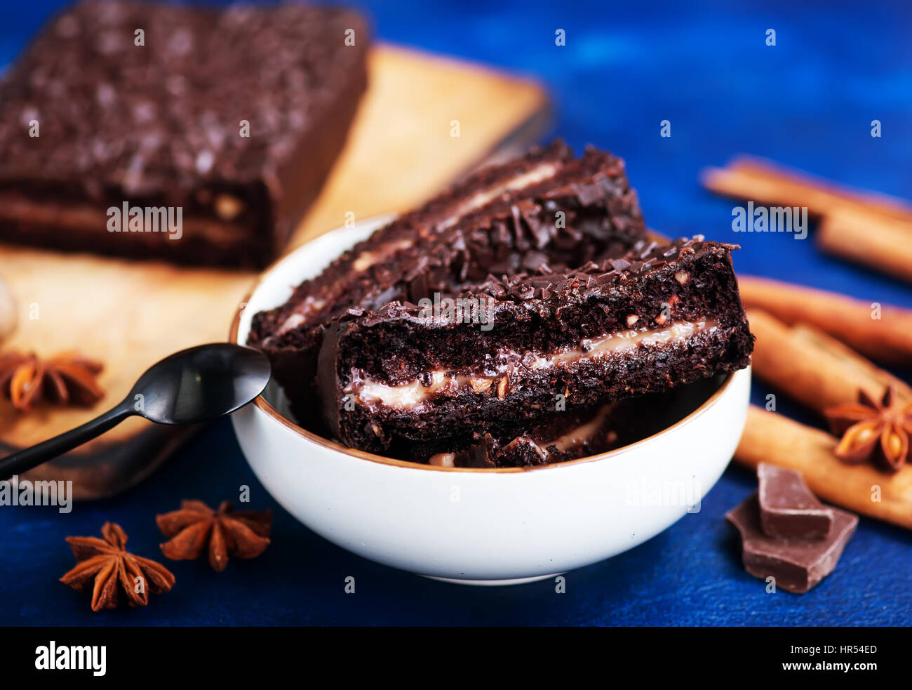 Chocolate cocoa cake tort hi-res stock photography and images - Alamy