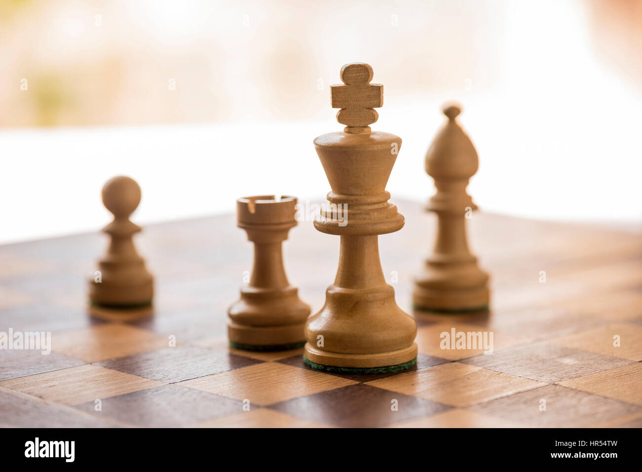 Chess on white background Stock Photo - Alamy
