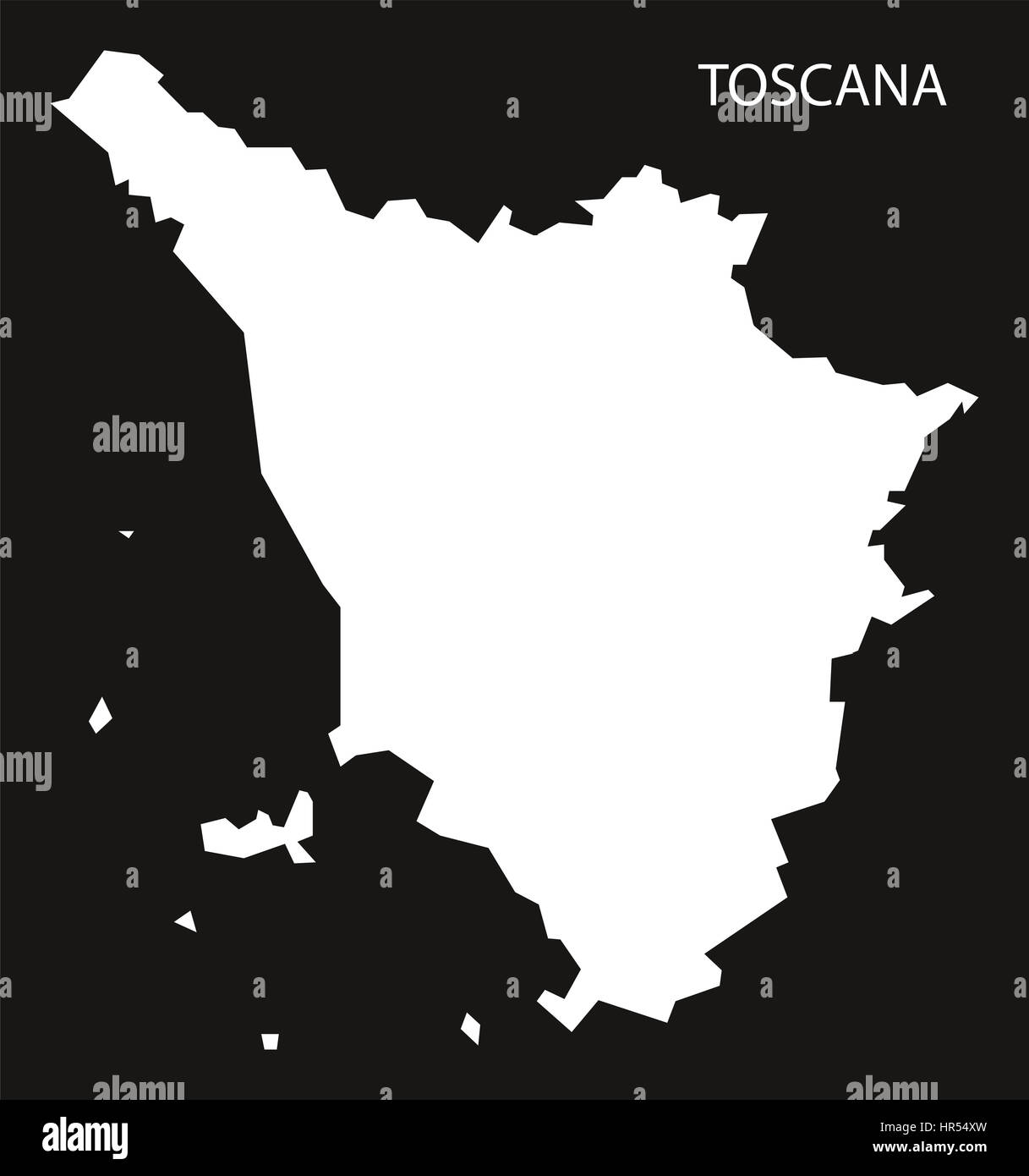 Toscana map hi-res stock photography and images - Alamy