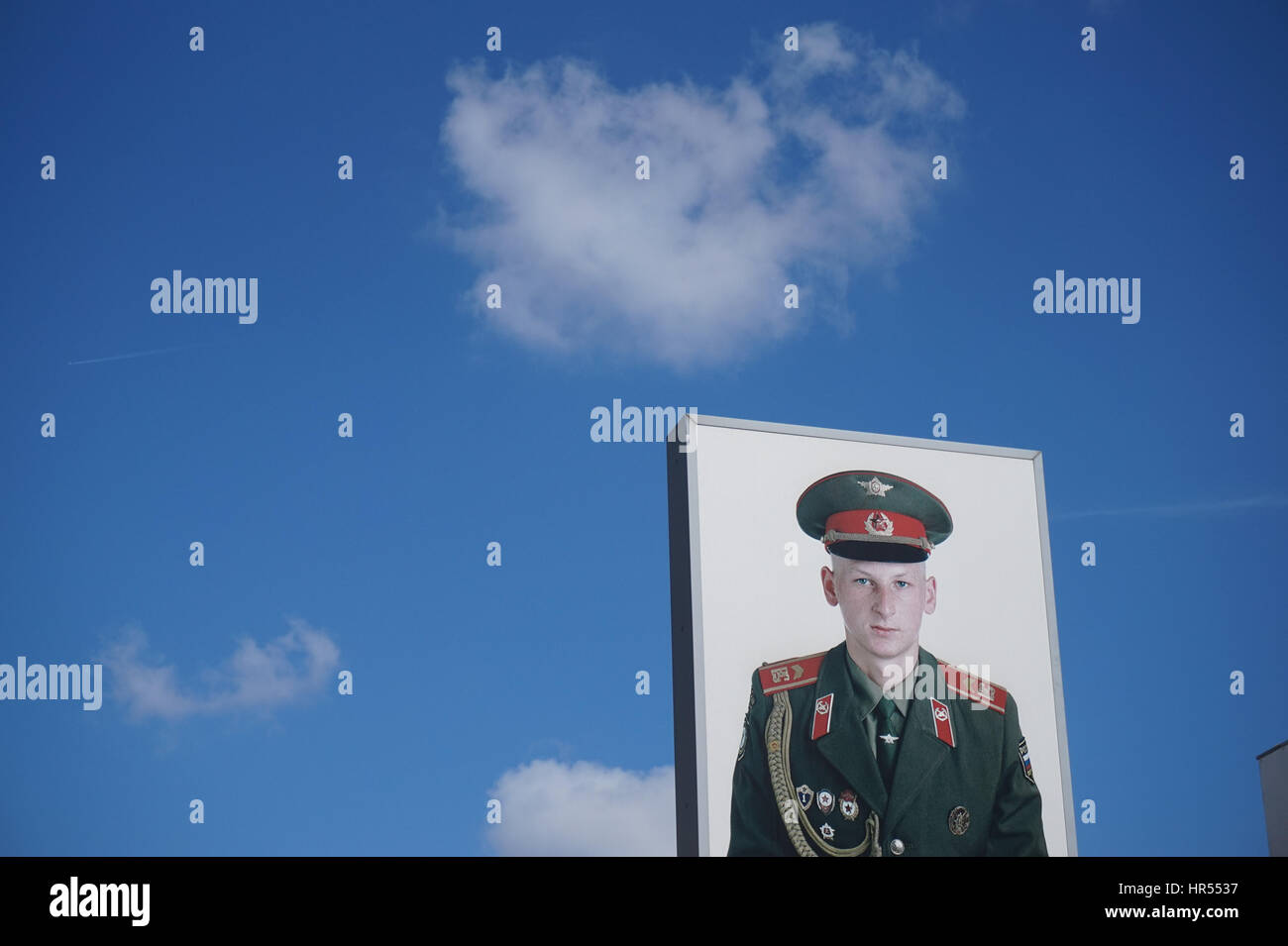 Checkpoint Charlie, Russian Soldier image, Berlin, Germany Stock Photo ...