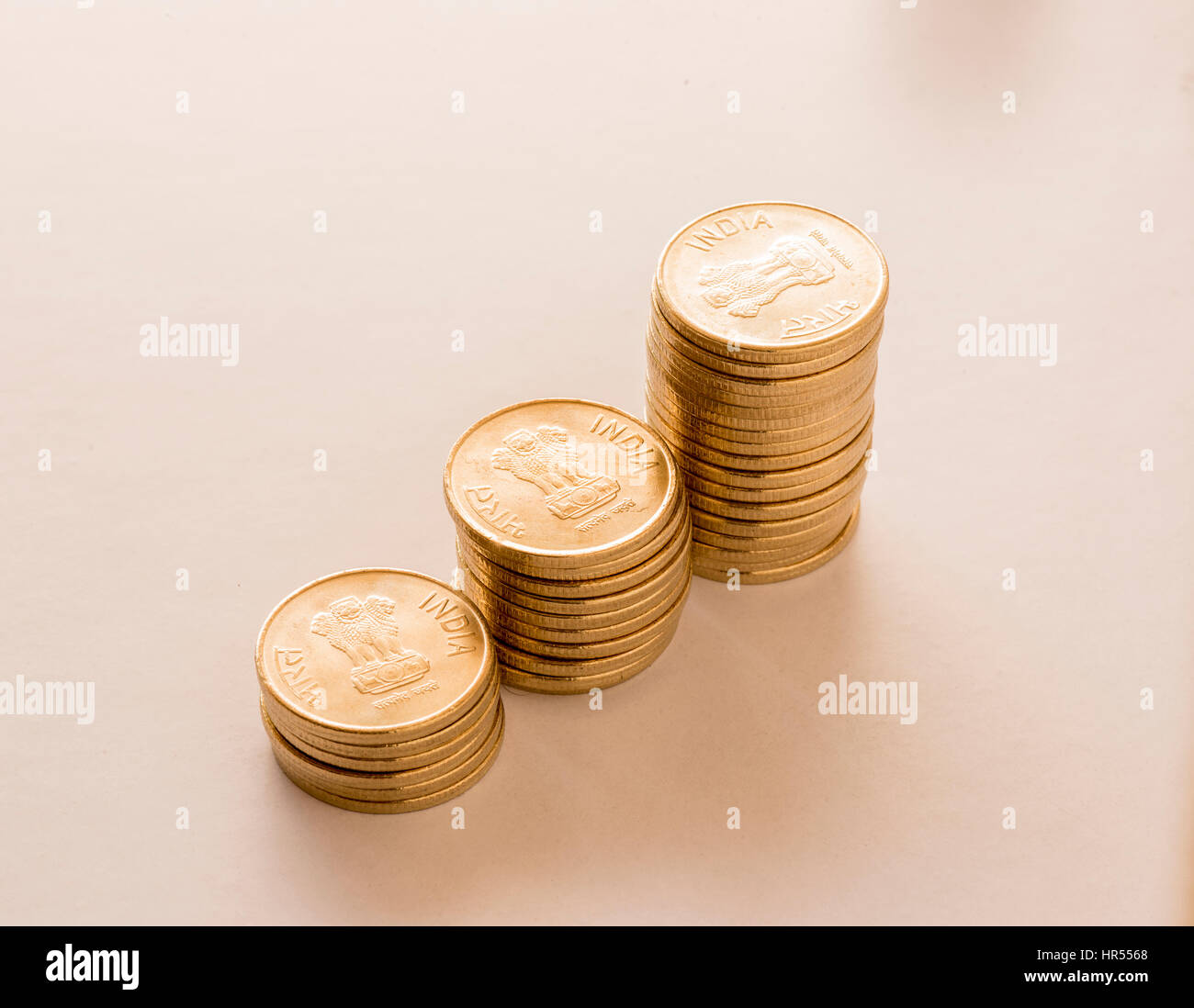 Indian coins hi-res stock photography and images - Alamy