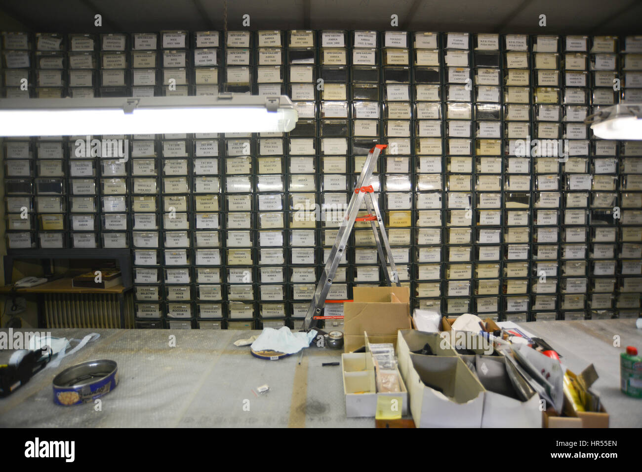 23 January 2017 - Brebbia, Varese, Italy. Brebbia Pipe, Itlay's oldest ...