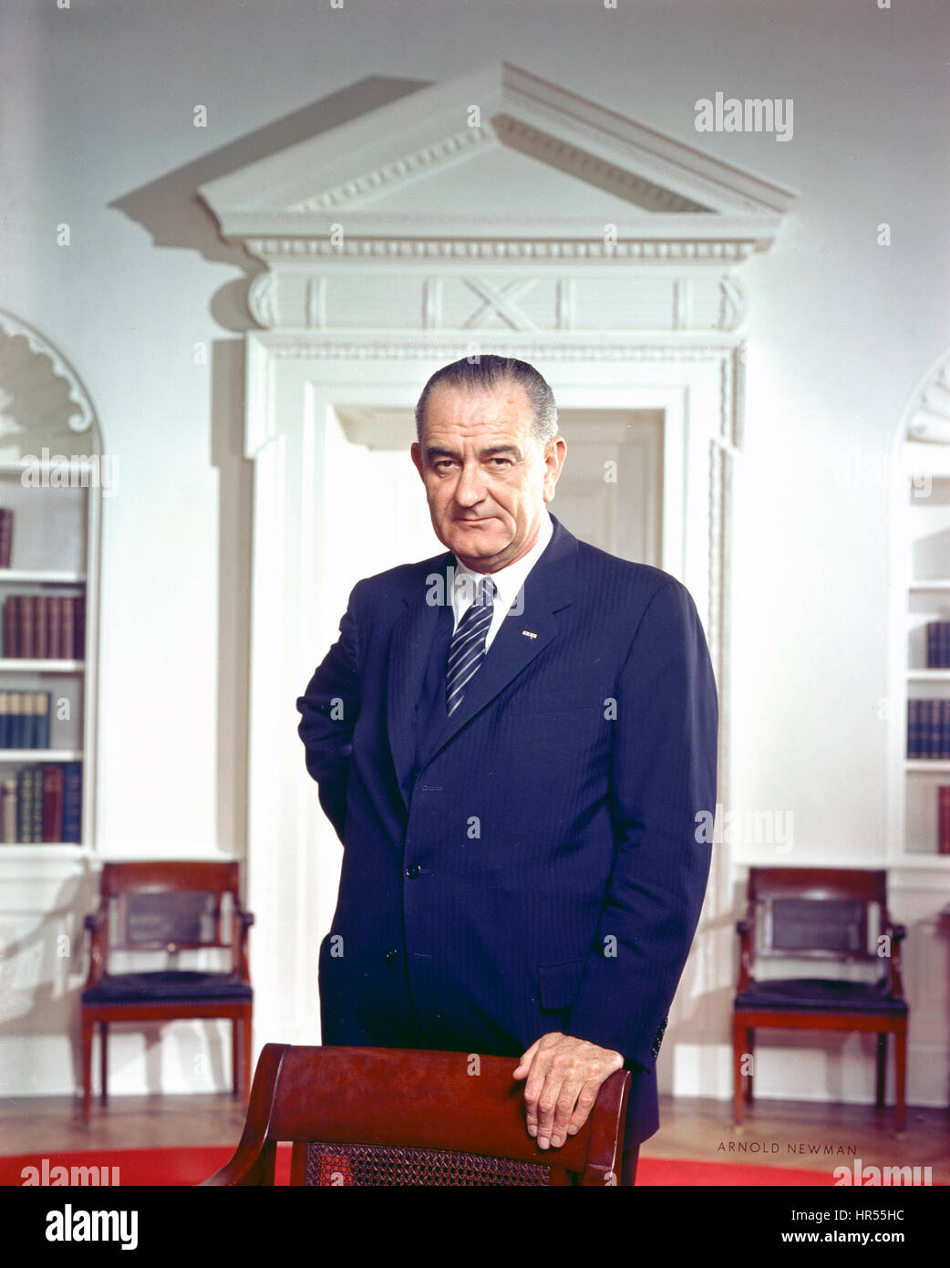 LYNDON B. JOHNSON (1908-1973) as 36th President of the United States in ...