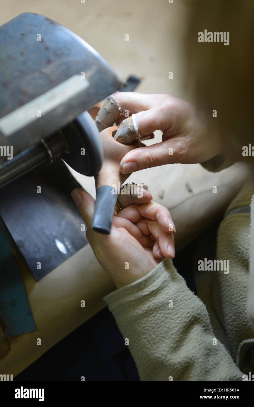 23 January 2017 - Brebbia, Varese, Italy. Brebbia Pipe, Itlay's oldest ...