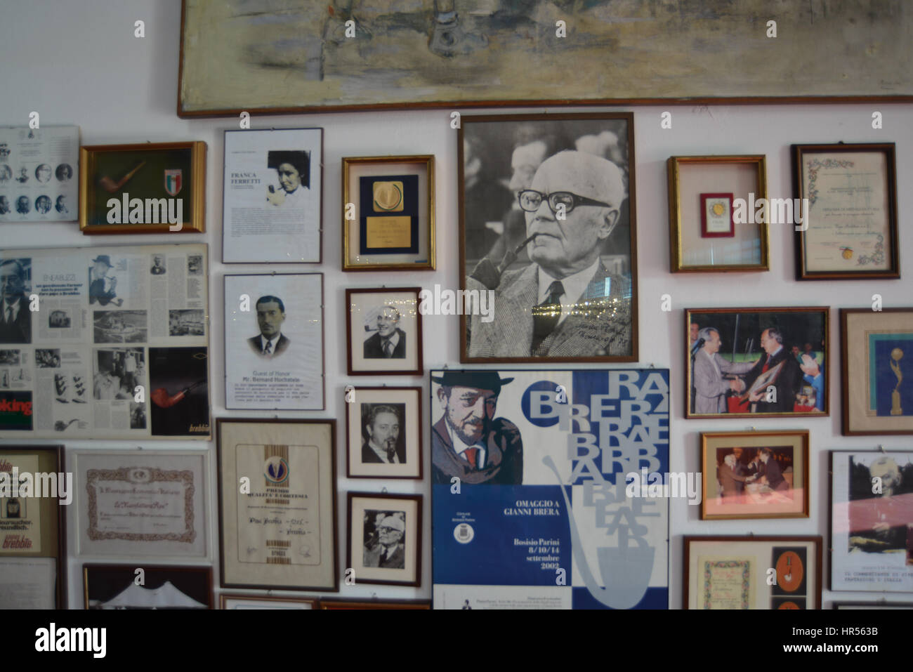 23 January 2017 - Brebbia, Varese, Italy. Brebbia Pipe, Itlay's oldest ...