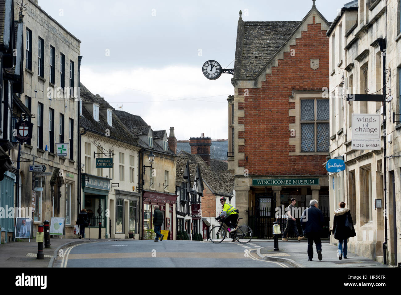 The town centre, Winchcombe, Gloucestershire, England, UK Stock Photo ...