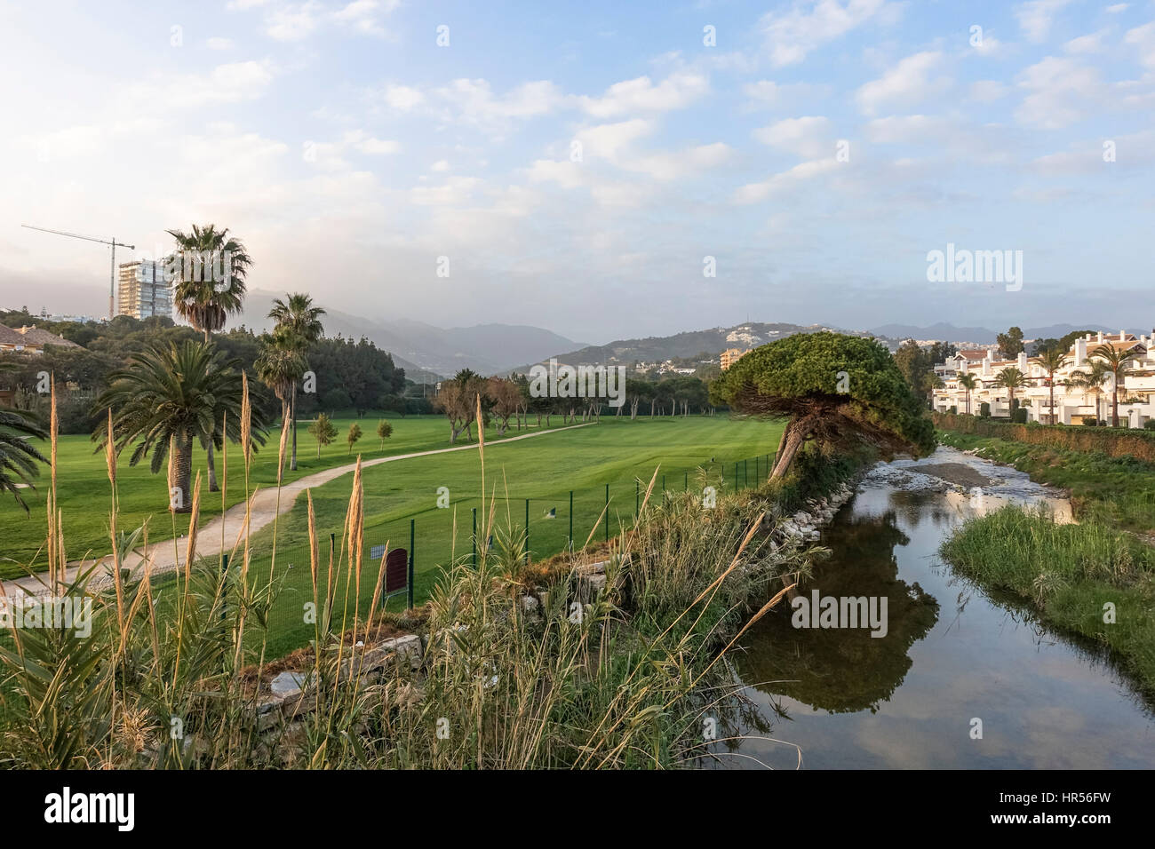 View of Rio Real, 18 hole Golf course, Marbella, costa del sol ...