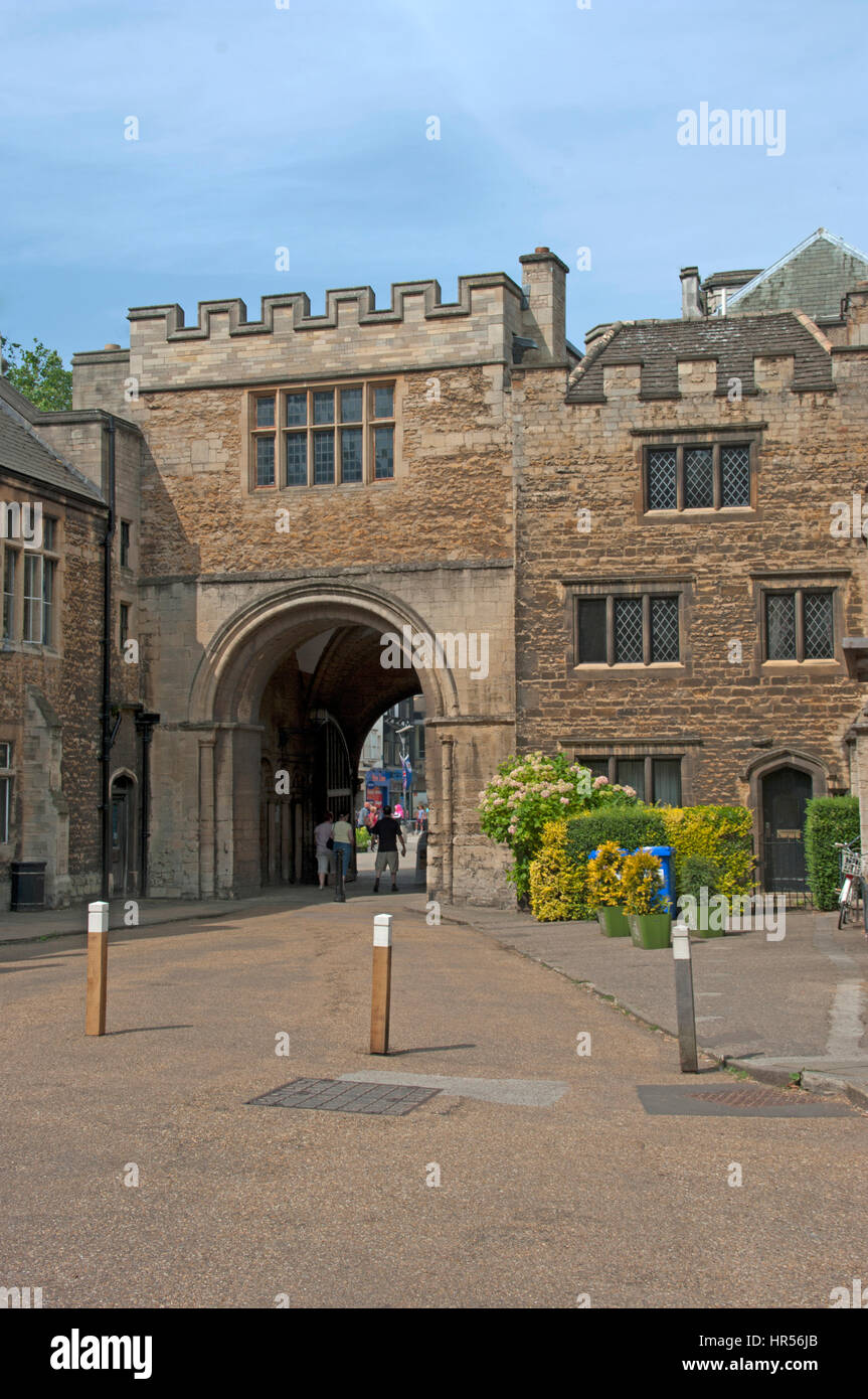 Norman Gate, Peterborough Cathedral, Cambridgeshire Stock Photo - Alamy