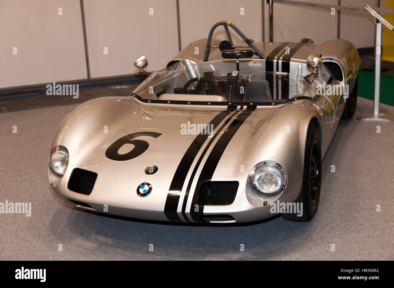 An 1964 Elva MKVIIs BMW Sports Racing car on display at the Historic ...