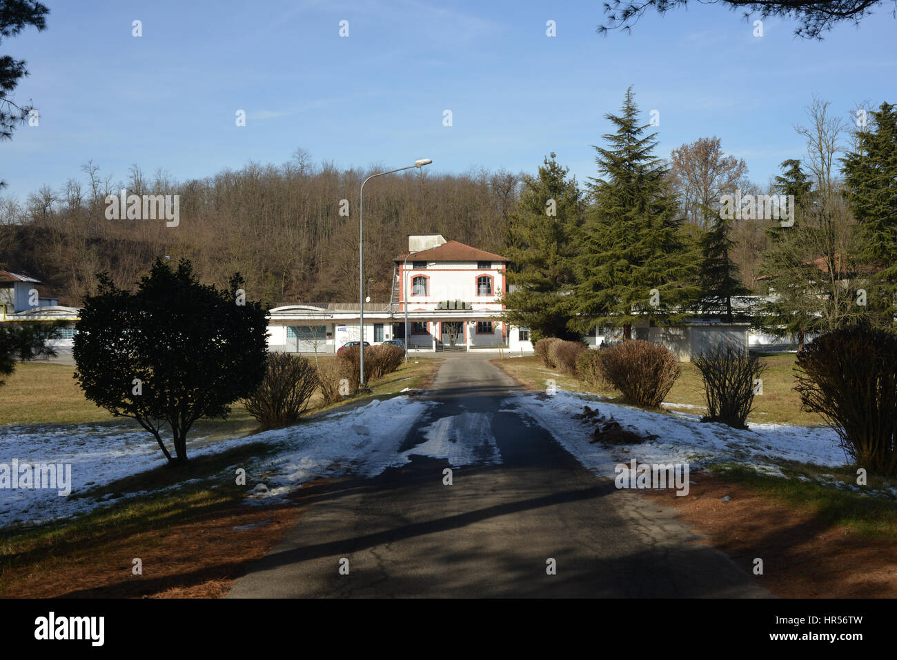 23 January 2017 - Brebbia, Varese, Italy. Brebbia Pipe, Itlay's oldest ...