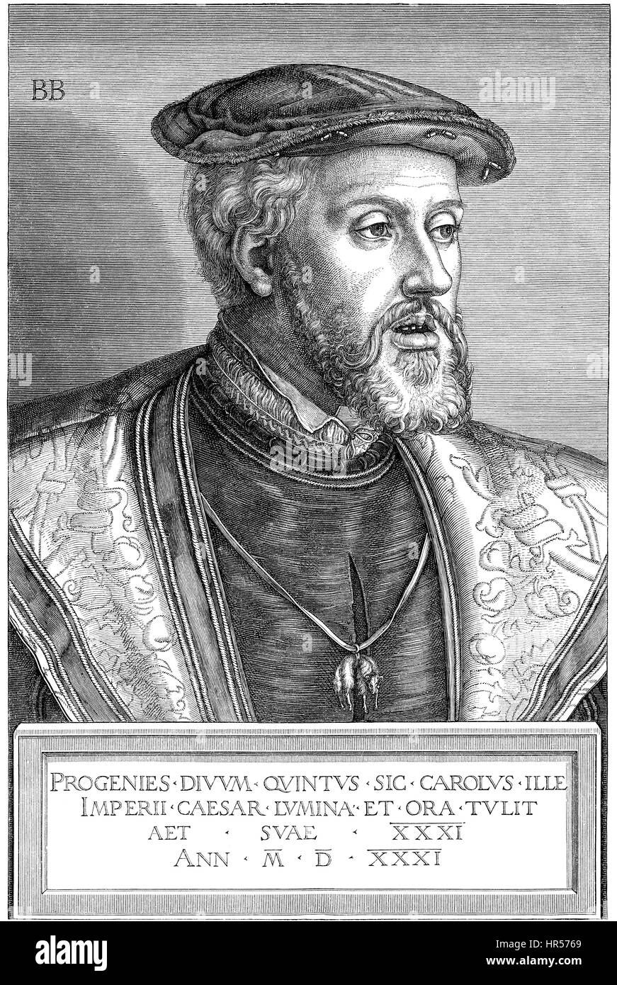 Emperor charles v habsburg Black and White Stock Photos & Images - Alamy