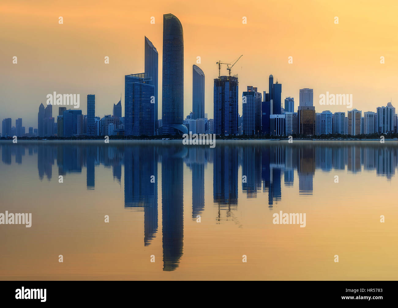 Abu Dhabi Skyline Stock Photo - Alamy