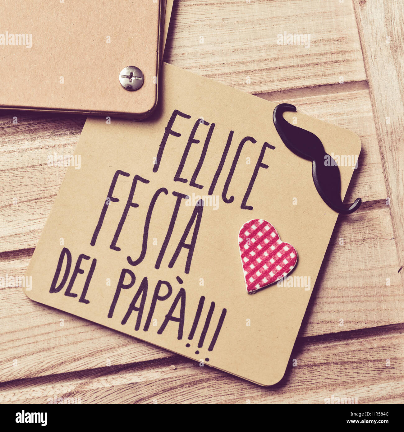 the text felice festa del papa, happy fathers day written in italian in ...