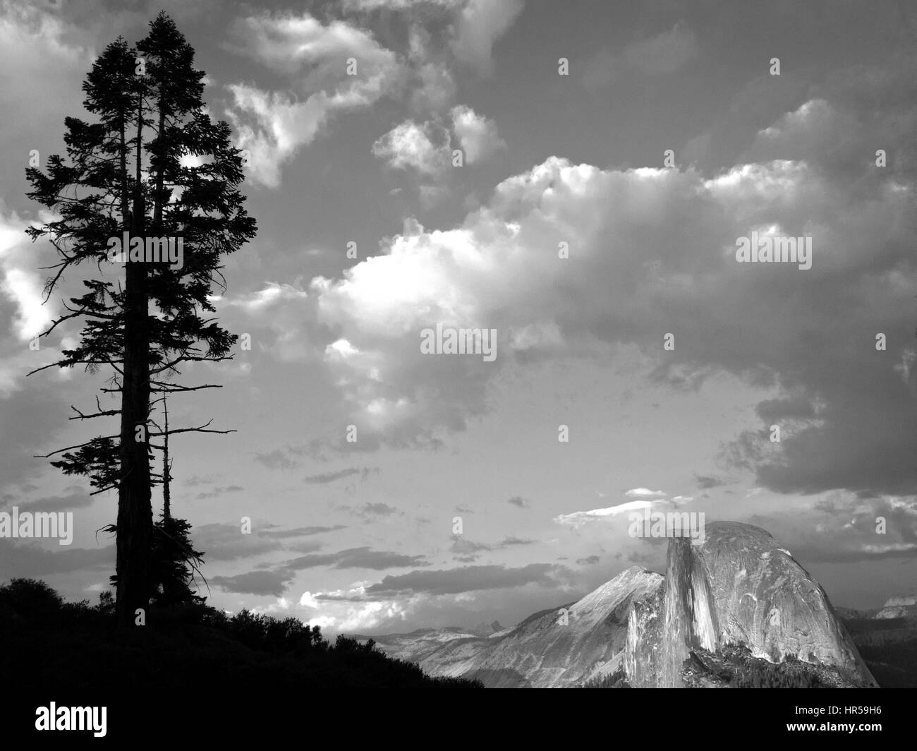 From glacier point yosemite national park hi-res stock photography and ...