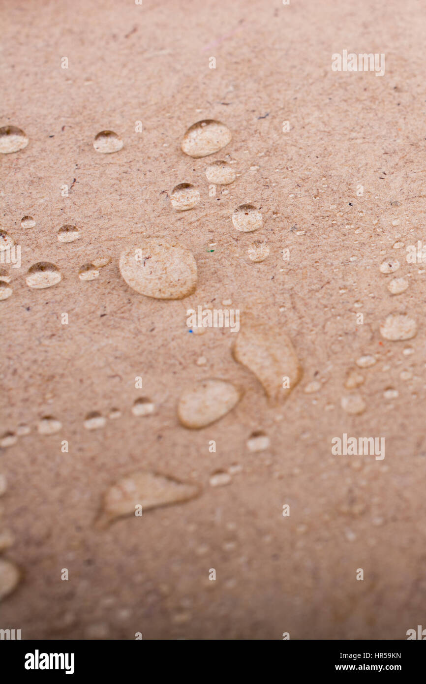 Water drops on a solid surface Stock Photo - Alamy
