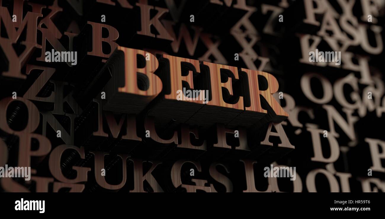 Beer can letters hi-res stock photography and images - Alamy