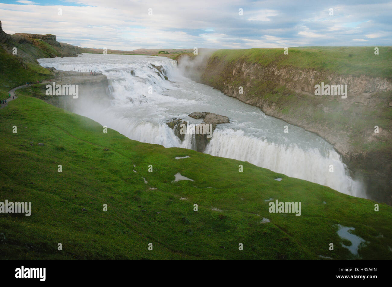 Majestic Gullfoss waterfall in Iceland Stock Photo - Alamy