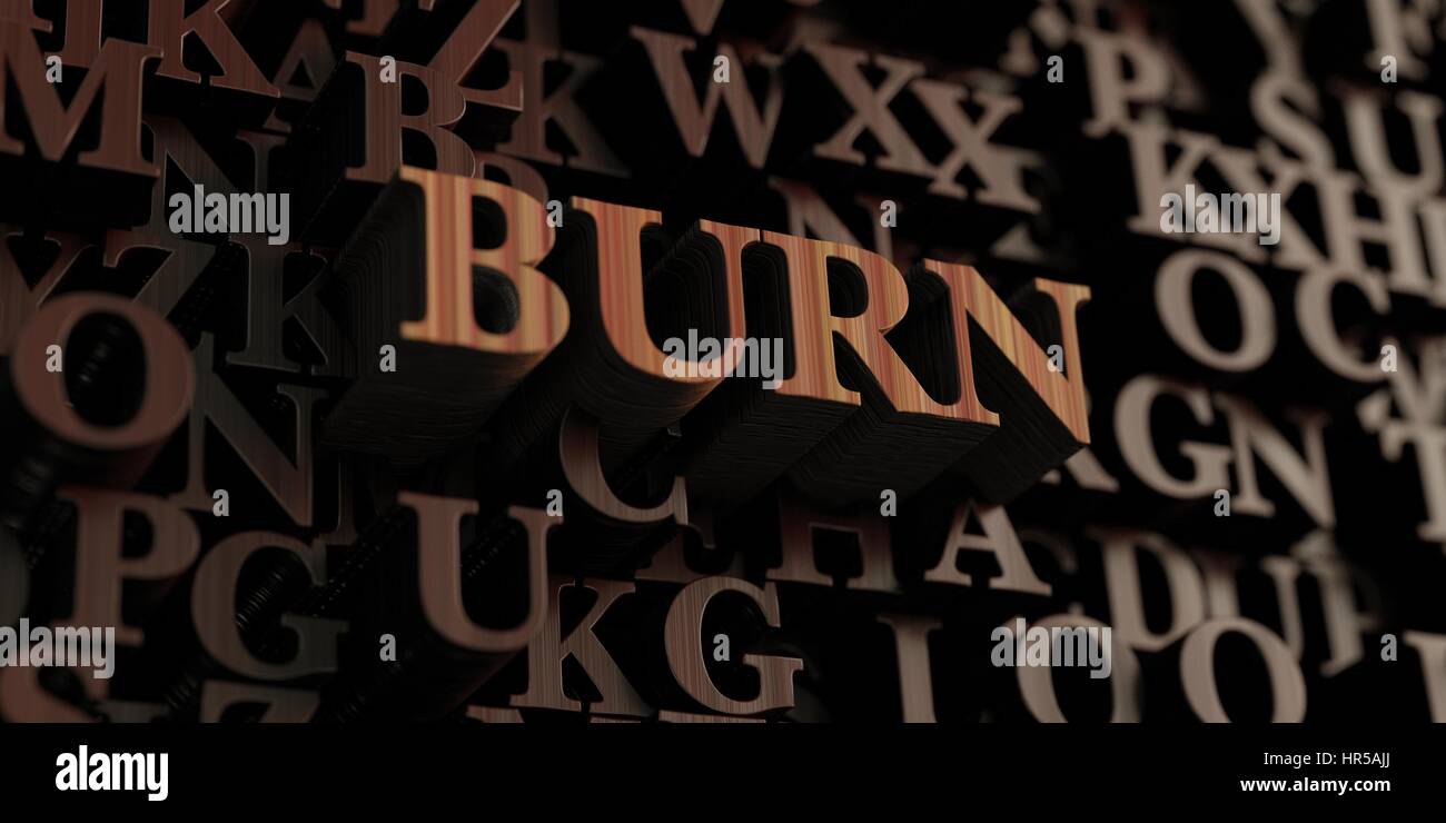 Wood burn letters hi-res stock photography and images - Alamy