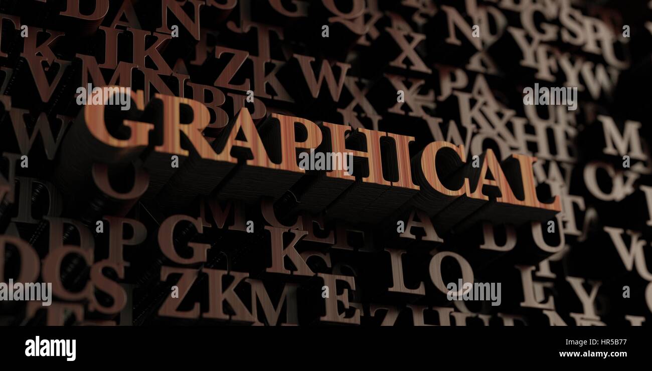 Graphical - Wooden 3D rendered letters/message. Can be used for an ...