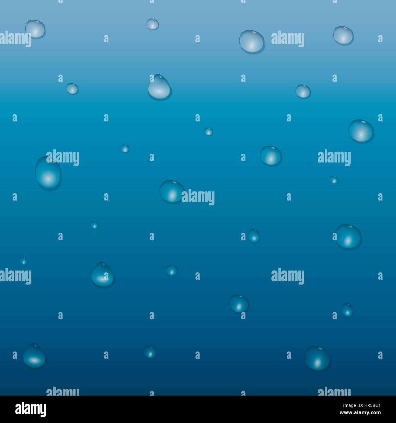 Water drop blue background Stock Vector Image & Art - Alamy