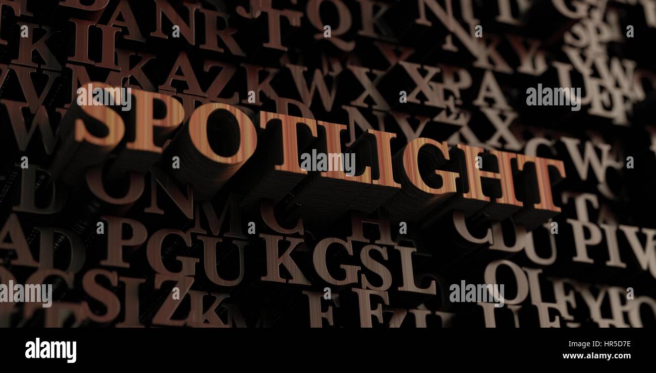 Spotlight alphabet hi-res stock photography and images - Alamy