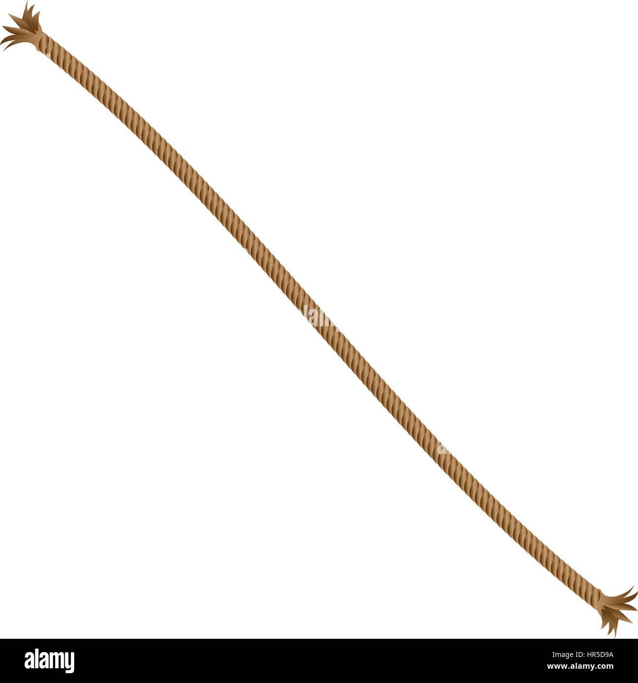 colorful line realistic nautical break rope icon Stock Vector Image ...