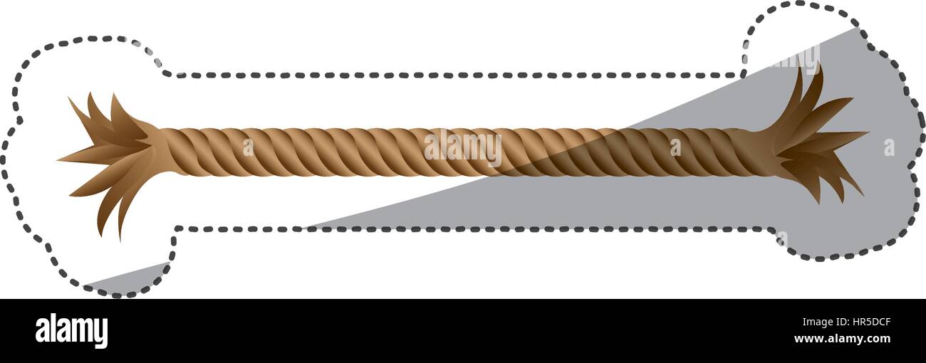 Silhouette nautical break rope icon hi-res stock photography and images ...