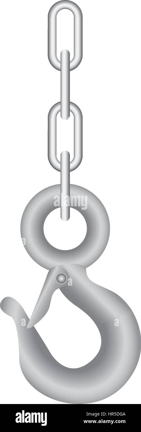 Hook and chain Stock Vector Images - Alamy