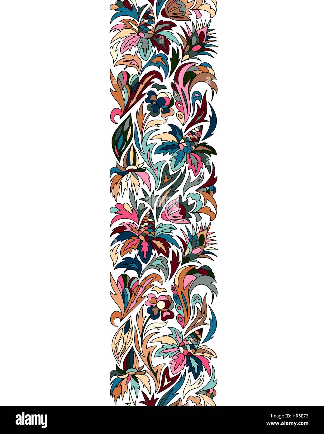 Flower Doodles Border