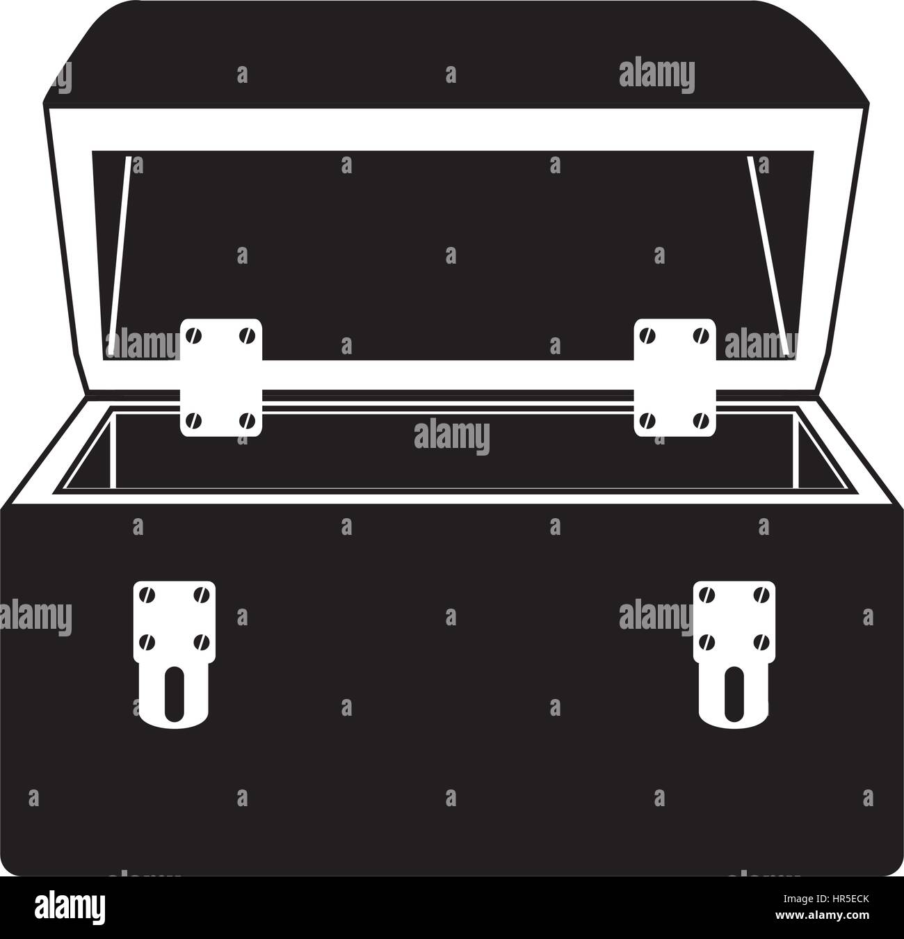 black silhouette with tool box Stock Vector Image & Art - Alamy