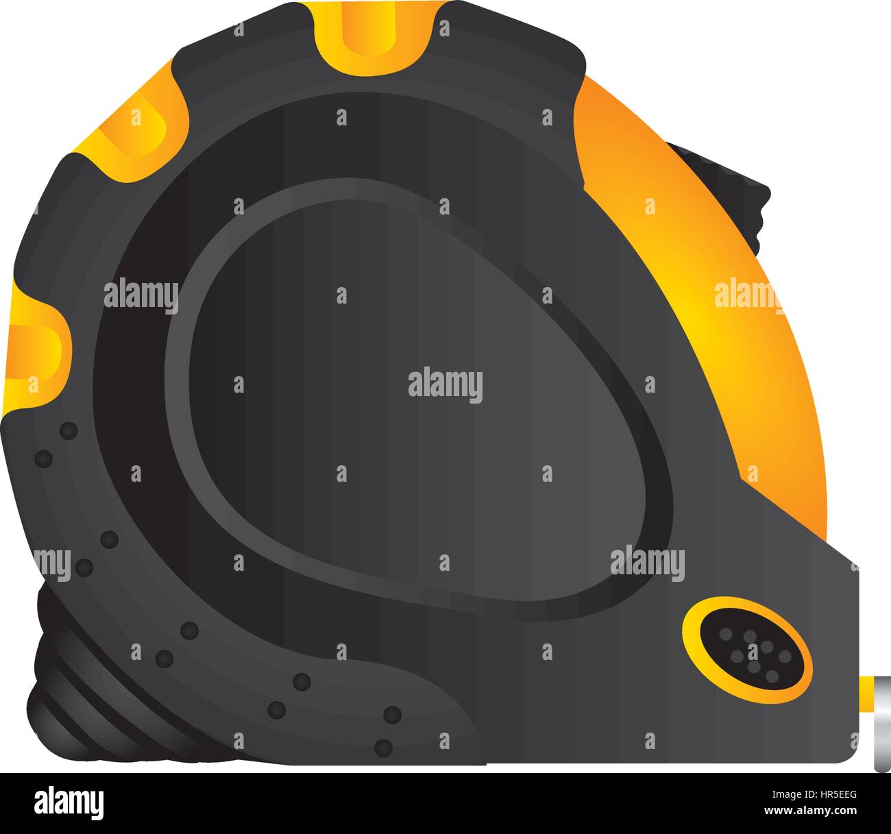 realistic silhouette color of tape measure Stock Vector Image & Art - Alamy