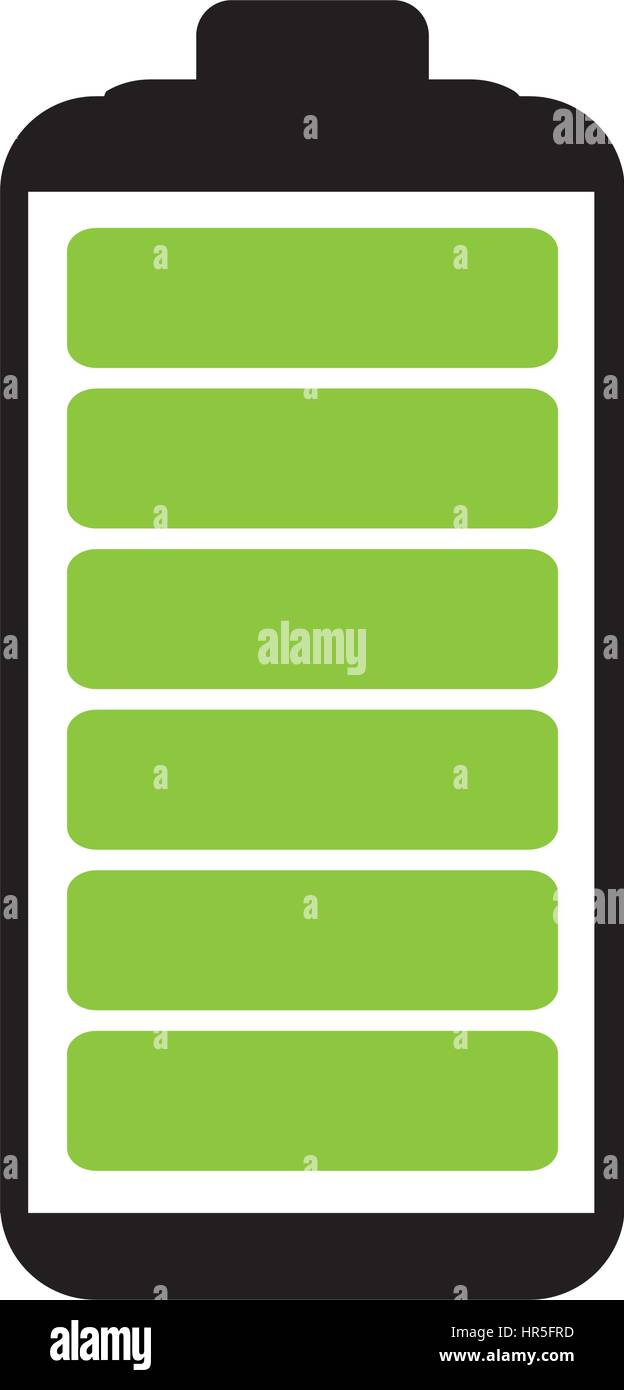 Battery symbol with full charge Stock Vector Image & Art - Alamy