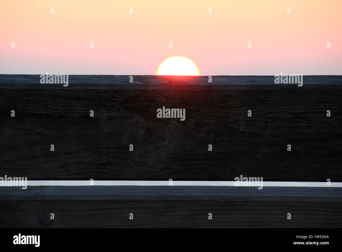 Sunrise at the french ocean Stock Photo - Alamy