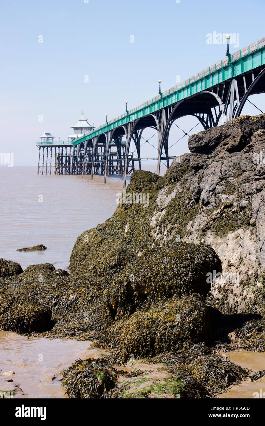 Clevedon Pier, Clevedon, Somerset, England Stock Photo - Alamy