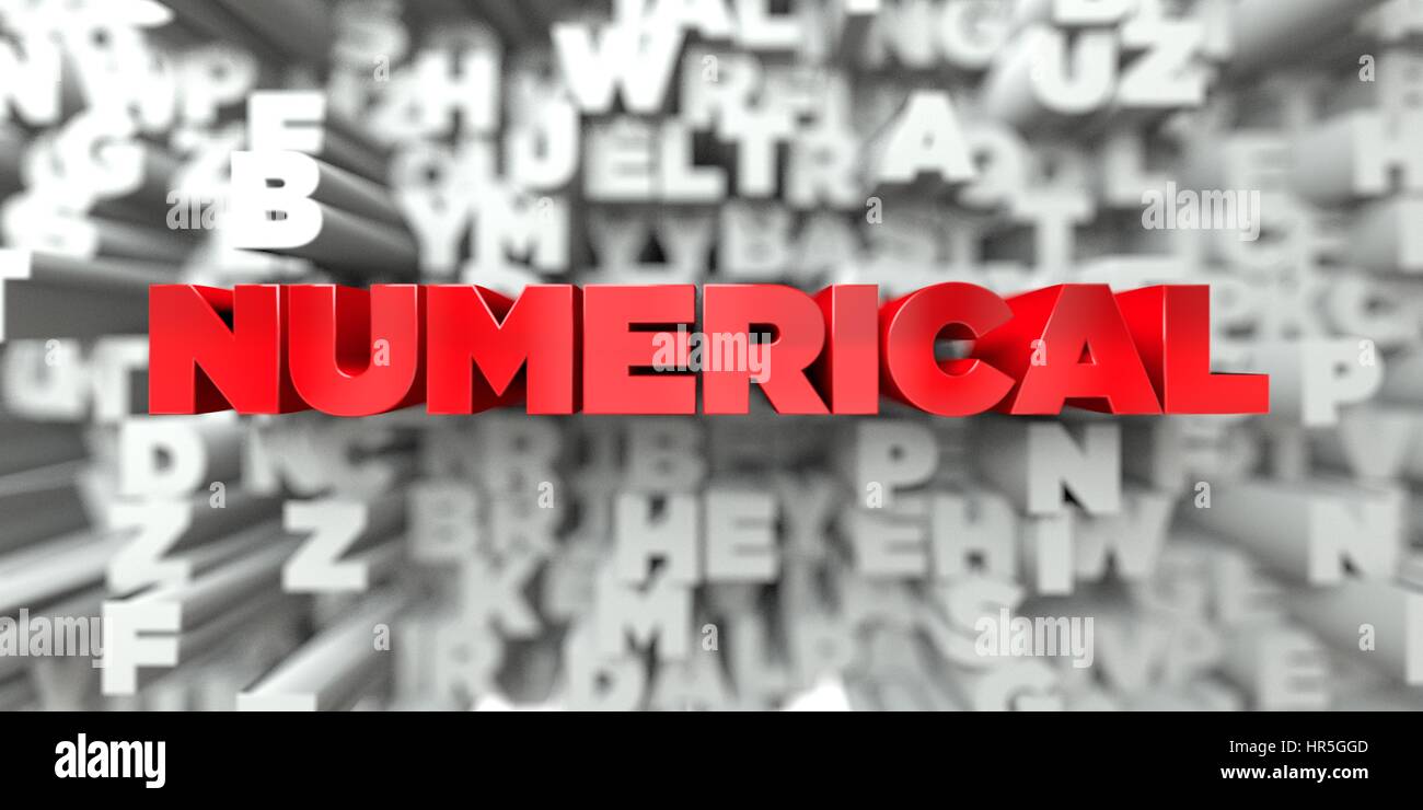 Numerical characters hi-res stock photography and images - Alamy