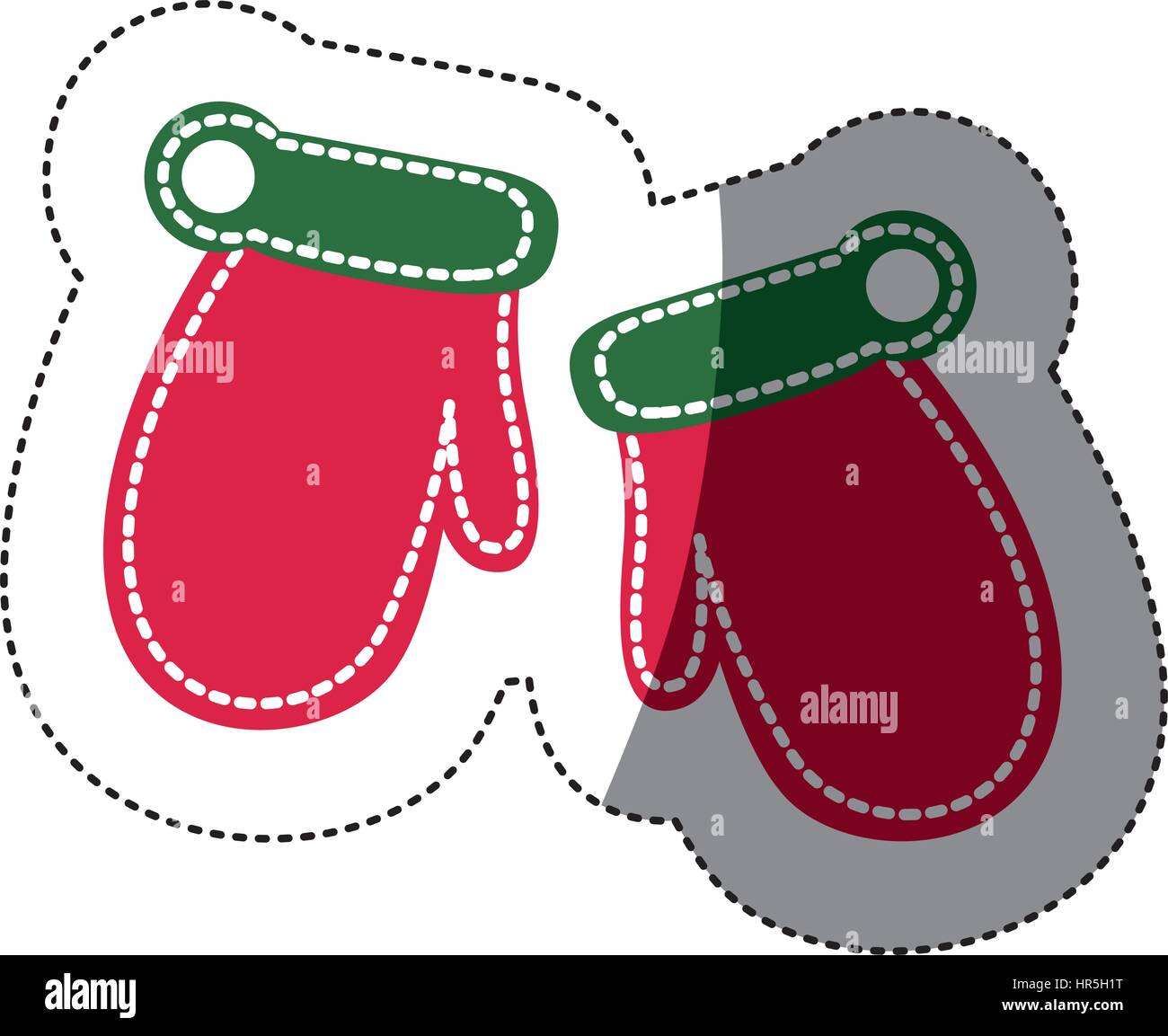 Person in gloves hold Stock Vector Images - Alamy