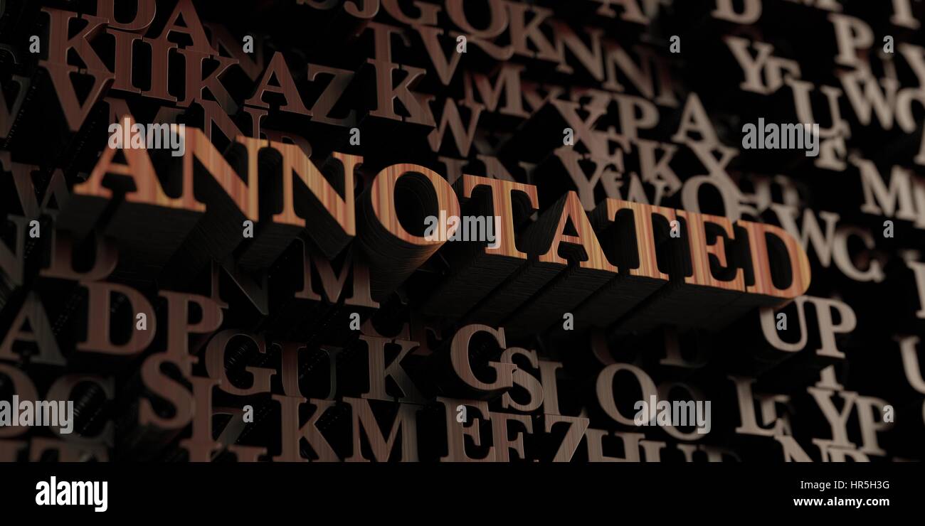 Annotated text hi-res stock photography and images - Alamy