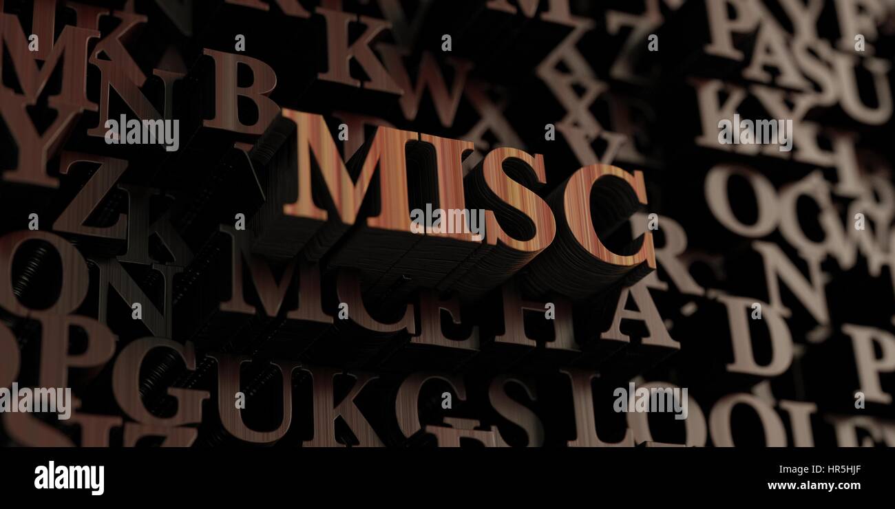 Misc - Wooden 3D rendered letters/message. Can be used for an online ...