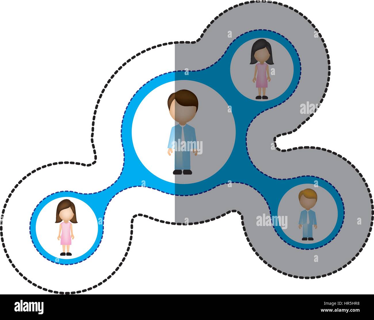 color family connection icon Stock Vector Image & Art - Alamy