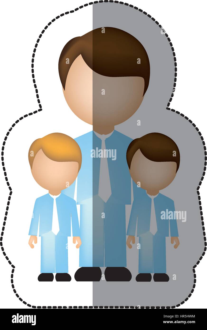 Male twins Stock Vector Images - Alamy