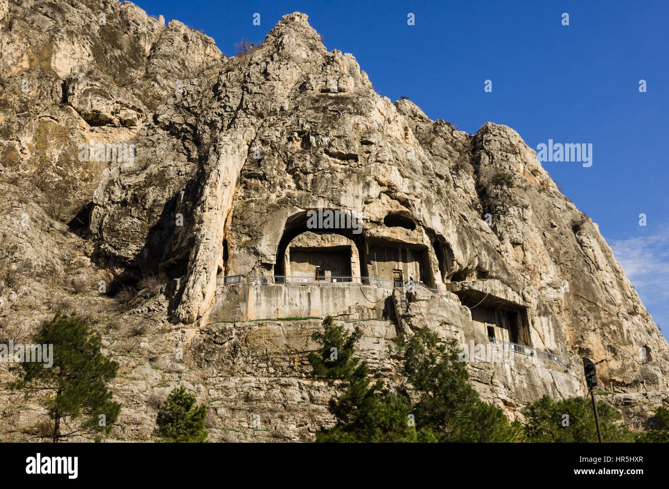 Rock Tombs of the kings of Pontus Stock Photo - Alamy