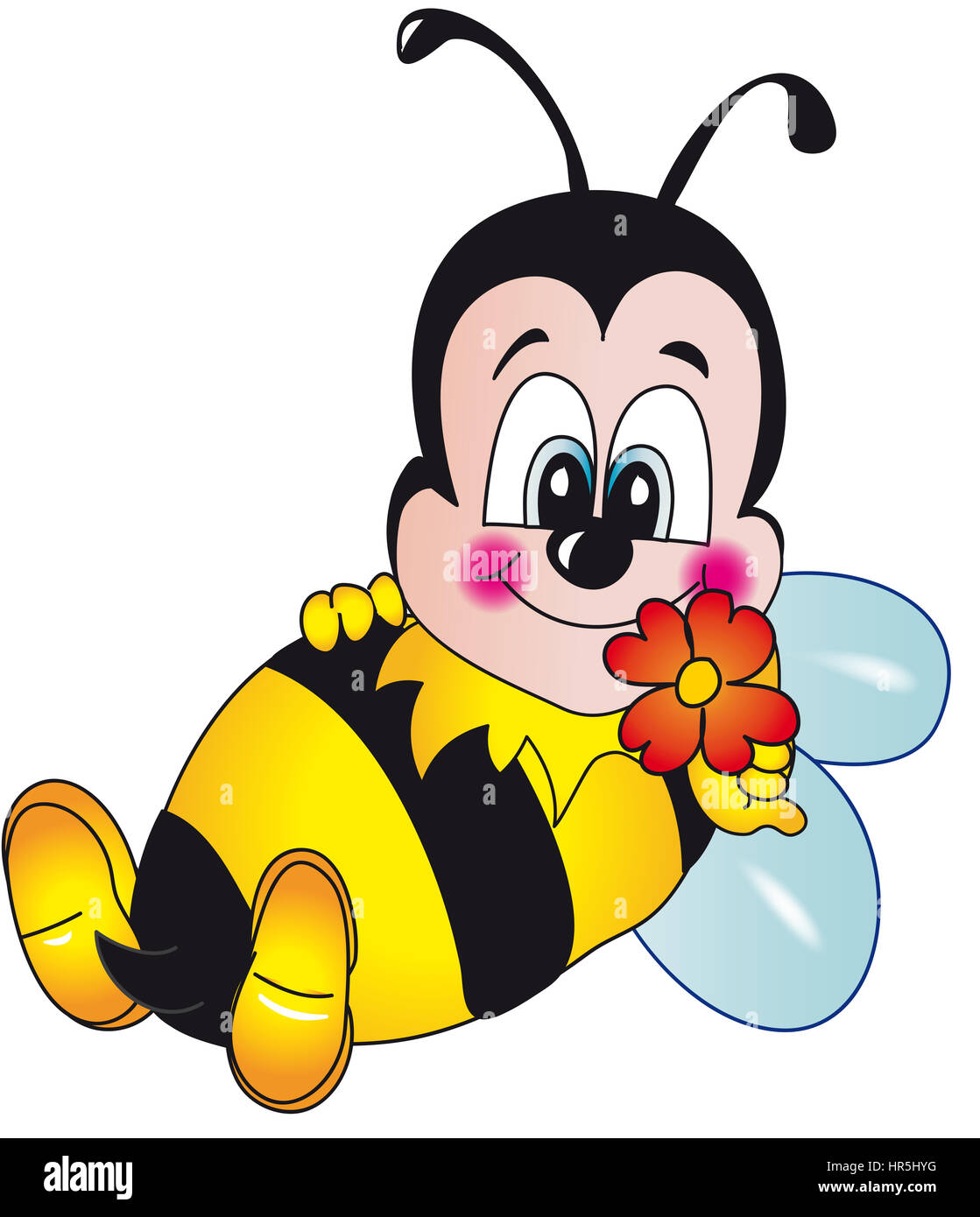 Happy bee hi-res stock photography and images - Alamy