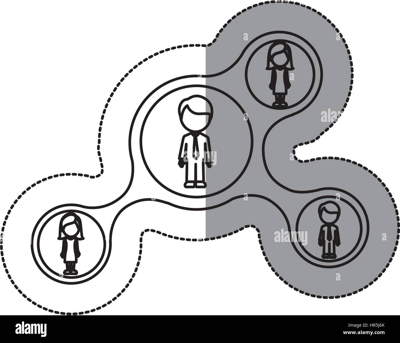 figure family connection icon Stock Vector Image & Art - Alamy