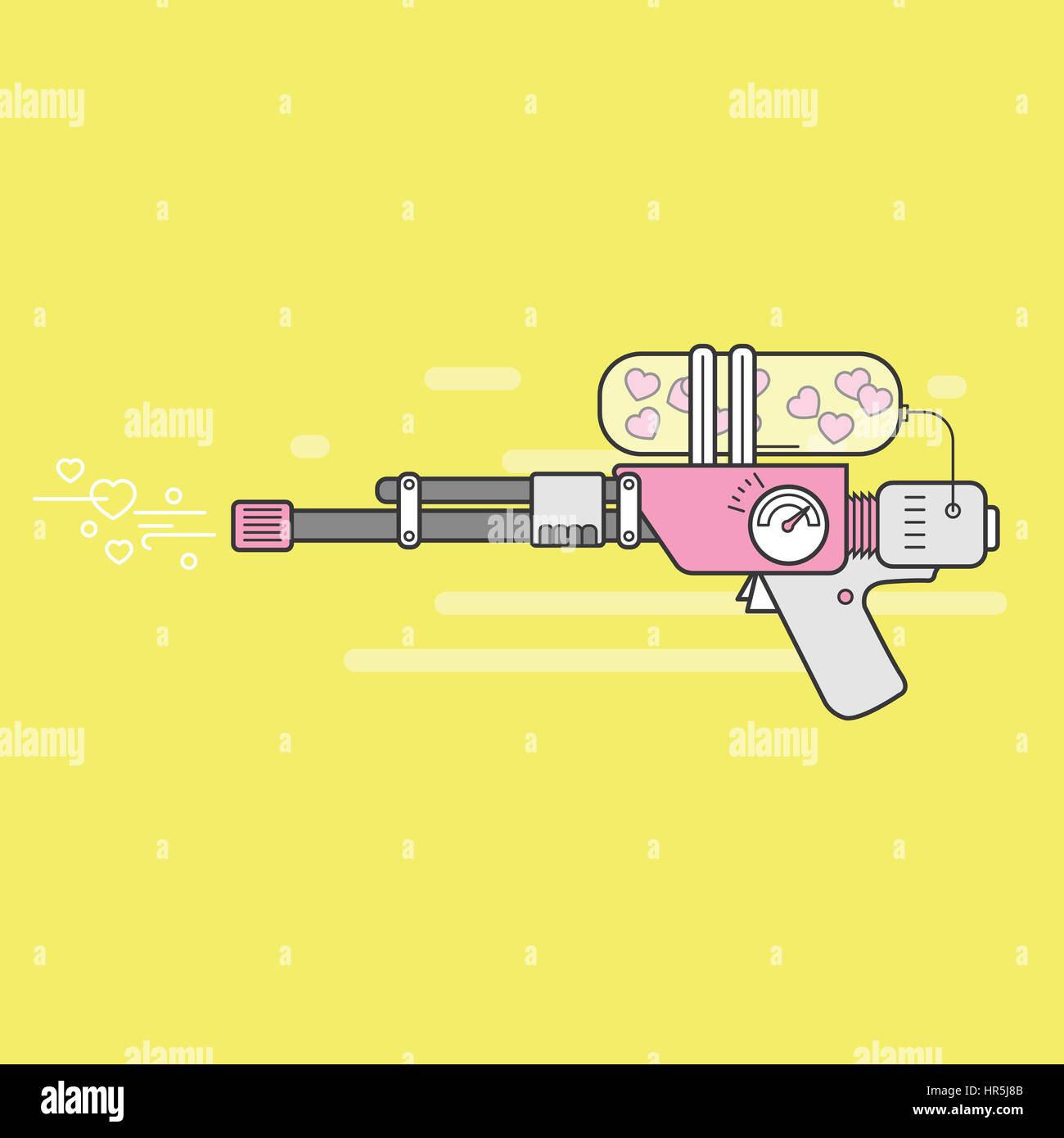 Wedding gun Stock Vector Images - Alamy